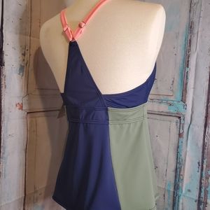 Title nine | Swim | Nwt Title Nine Pinkbluegreen Tankini Top | Poshmark